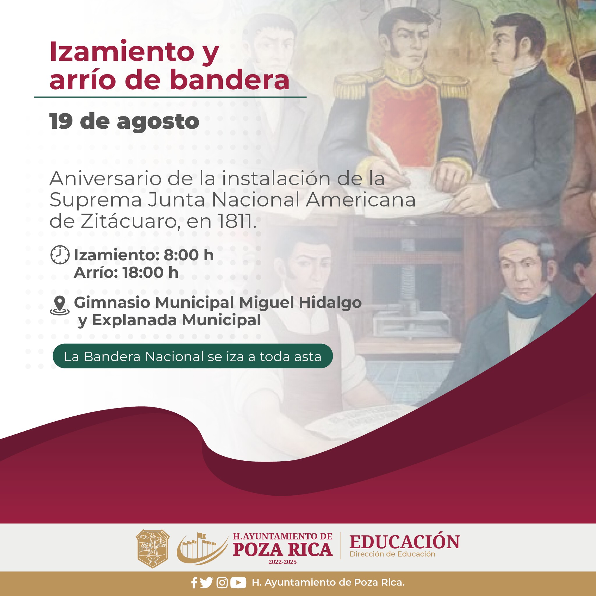 Aniversario de la instalación Suprema Junta Nacional Americana de ...